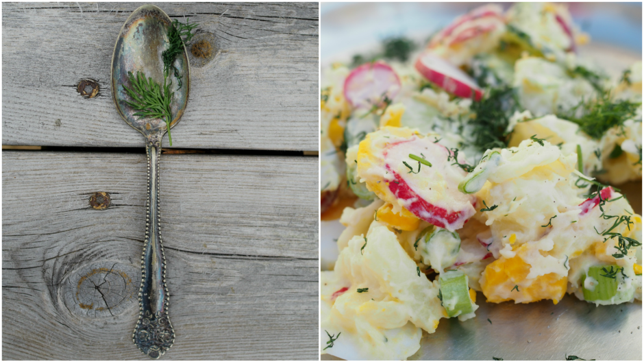 Norwegian Spring Potato Salad (Potetsalat) - North Wild Kitchen