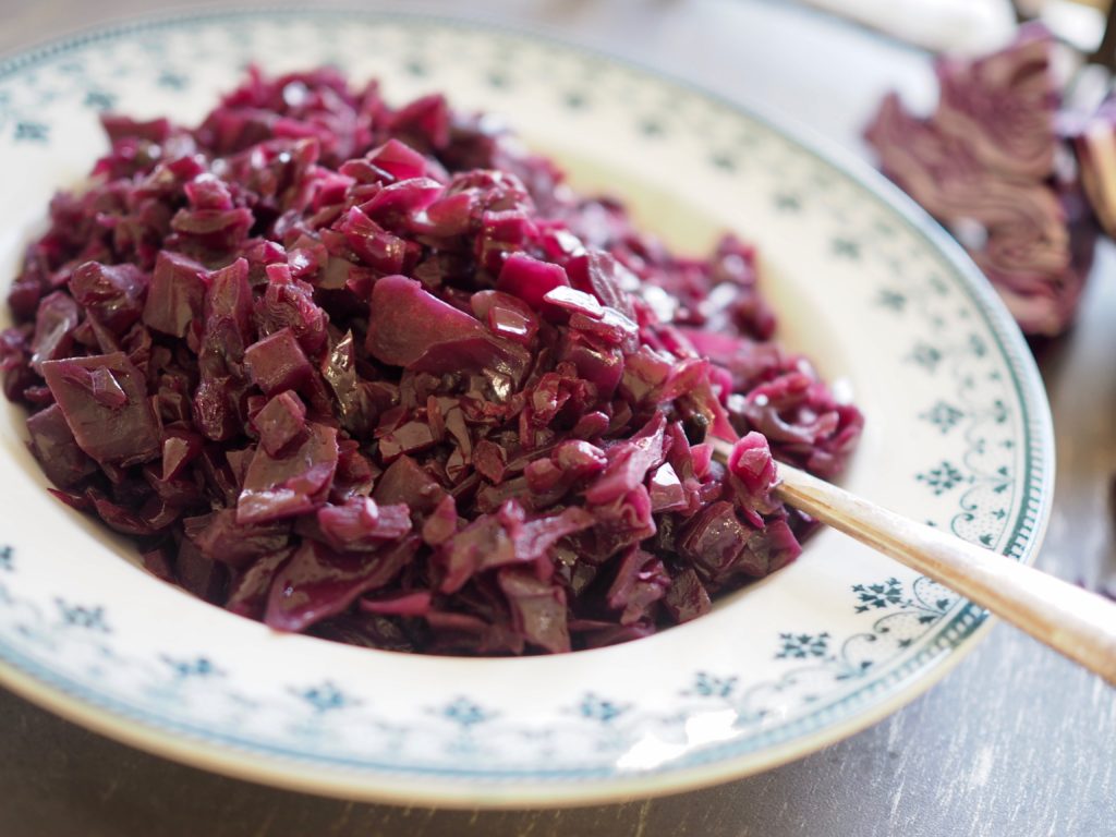 Rødkål (Sweet and Sour Braised Red Cabbage) - North Wild Kitchen