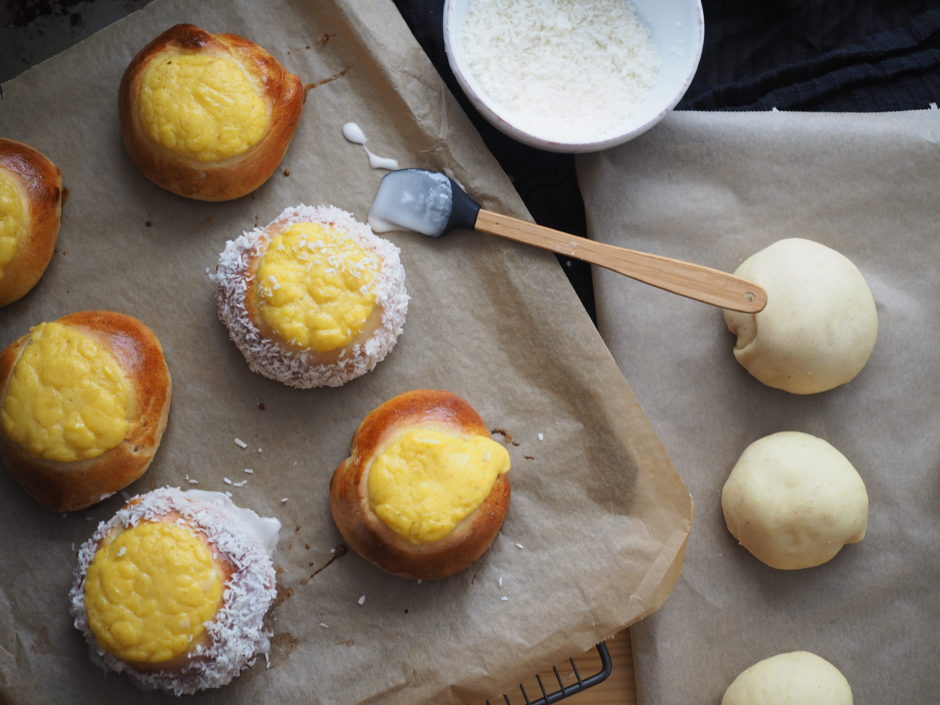 Skoleboller (Norwegian Buns with Custard & Coconut) - North Wild Kitchen