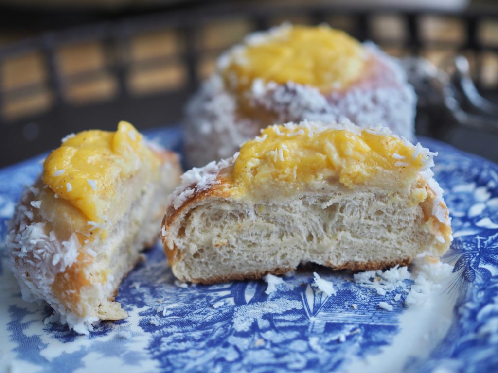 Skoleboller (Norwegian Buns with Custard & Coconut) - North Wild Kitchen