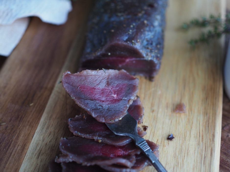Aquavit-Cured Venison with Pickled Bilberries (Gravet hjort med ...