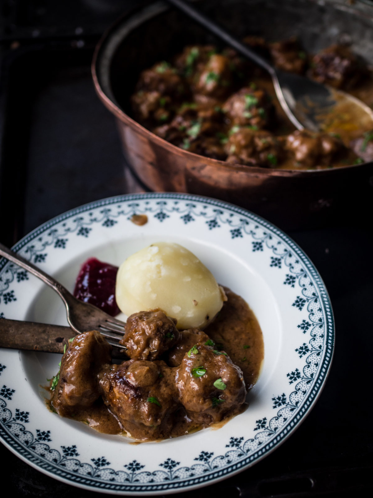 Norwegian Brown Cheese Meatballs (Kjøttkaker med Brunost) - North Wild ...