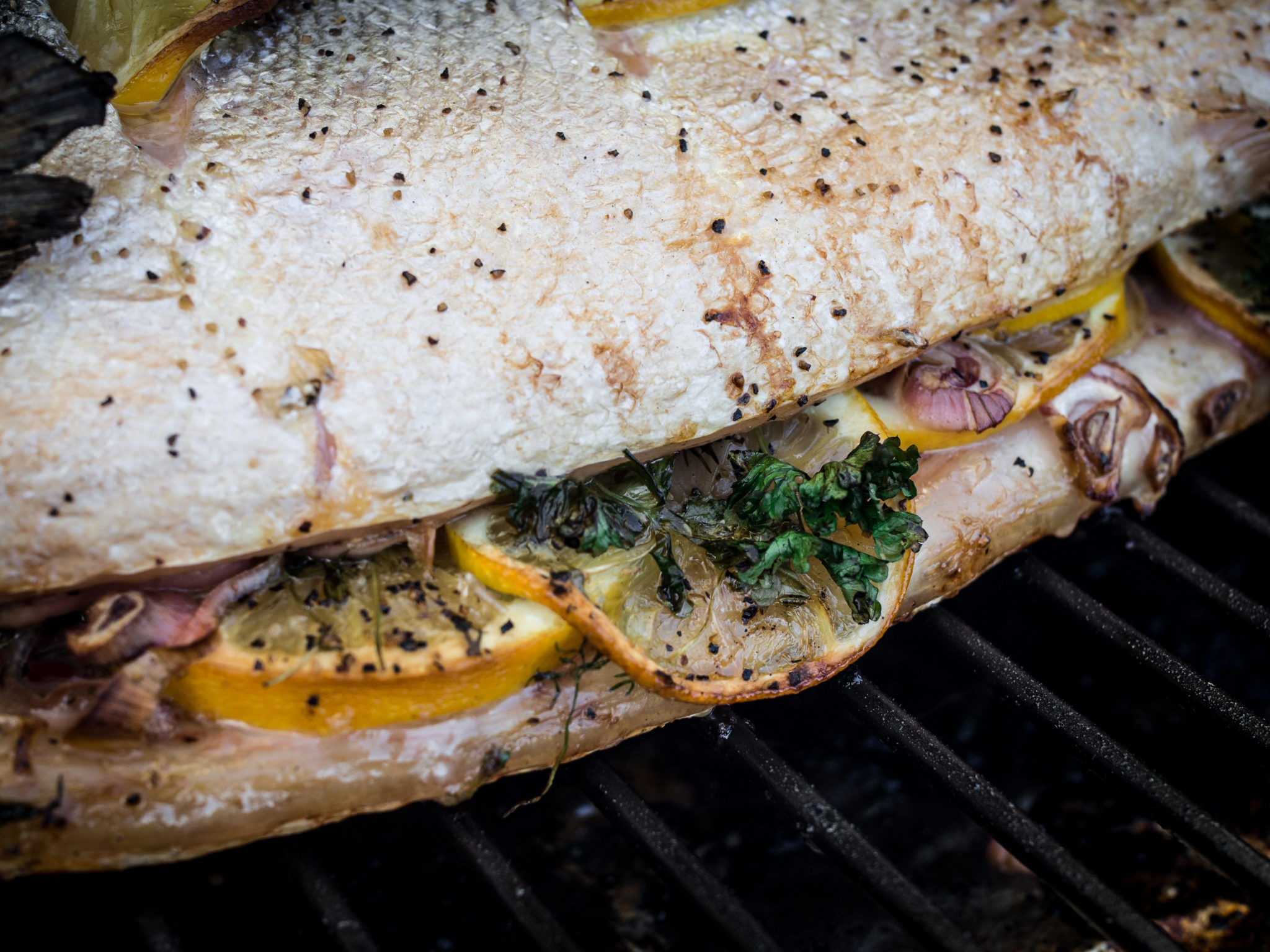 Grilled Whole Salmon for a Crowd (Grillet hel laks) - North Wild Kitchen