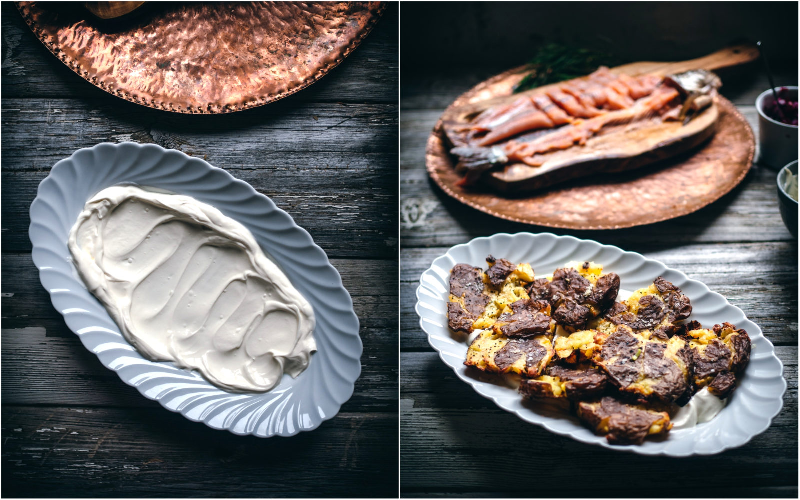 Rakfisk with Smashed Potatoes - North Wild Kitchen