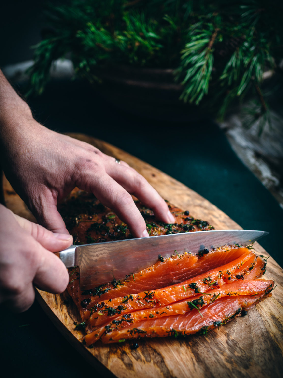 Winter Spiced Gravlax (gravlaks med vinterkrydder) - North Wild Kitchen