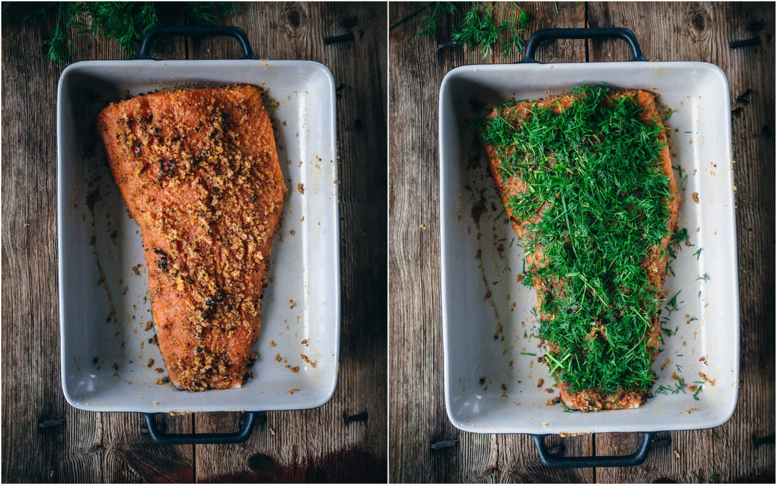 Winter Spiced Gravlax (gravlaks med vinterkrydder) - North Wild Kitchen