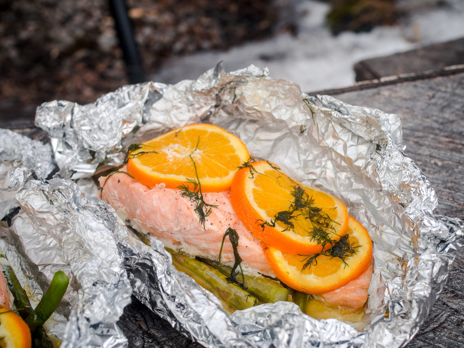 Salmon with Orange and Dill Foil Packets (laks I folie med appelsin ...