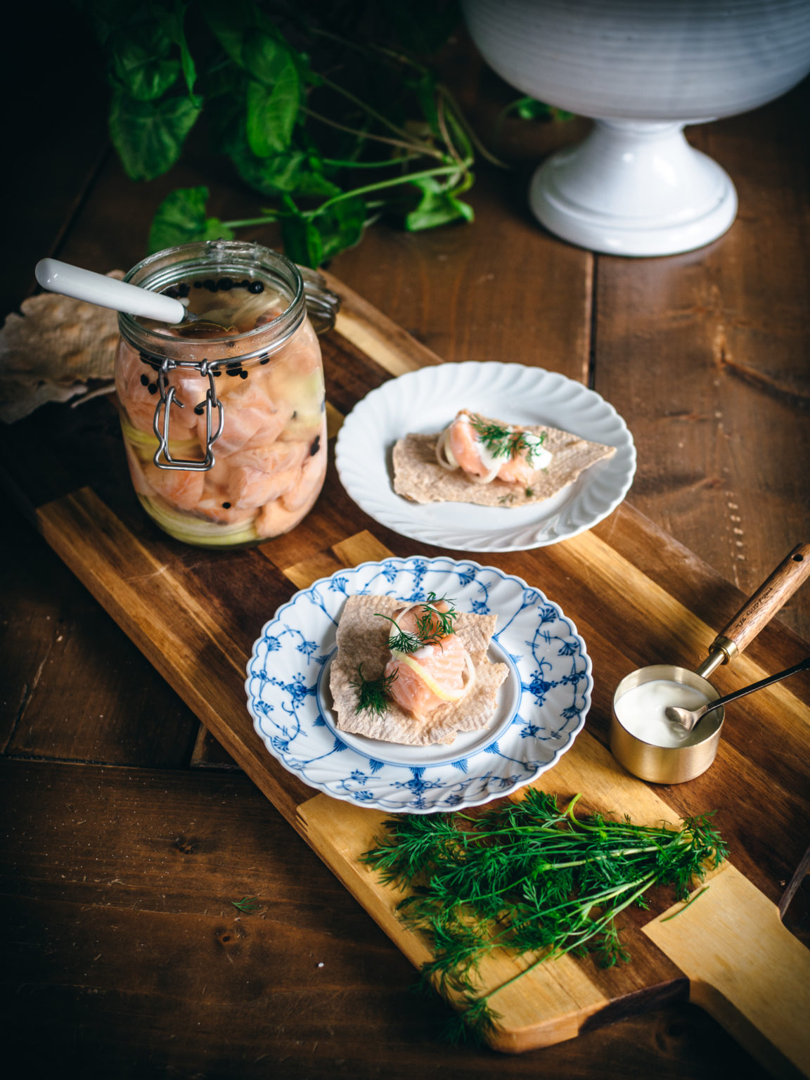 Pickled Salmon (syltet laks) - North Wild Kitchen