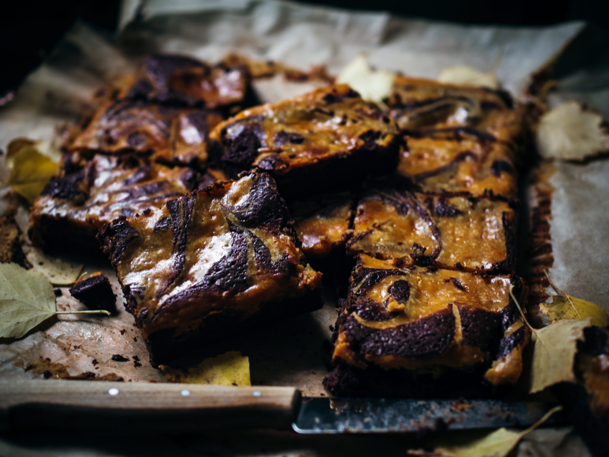Brown Cheese Cream Brownies (Brownies med Brunost) - North Wild Kitchen