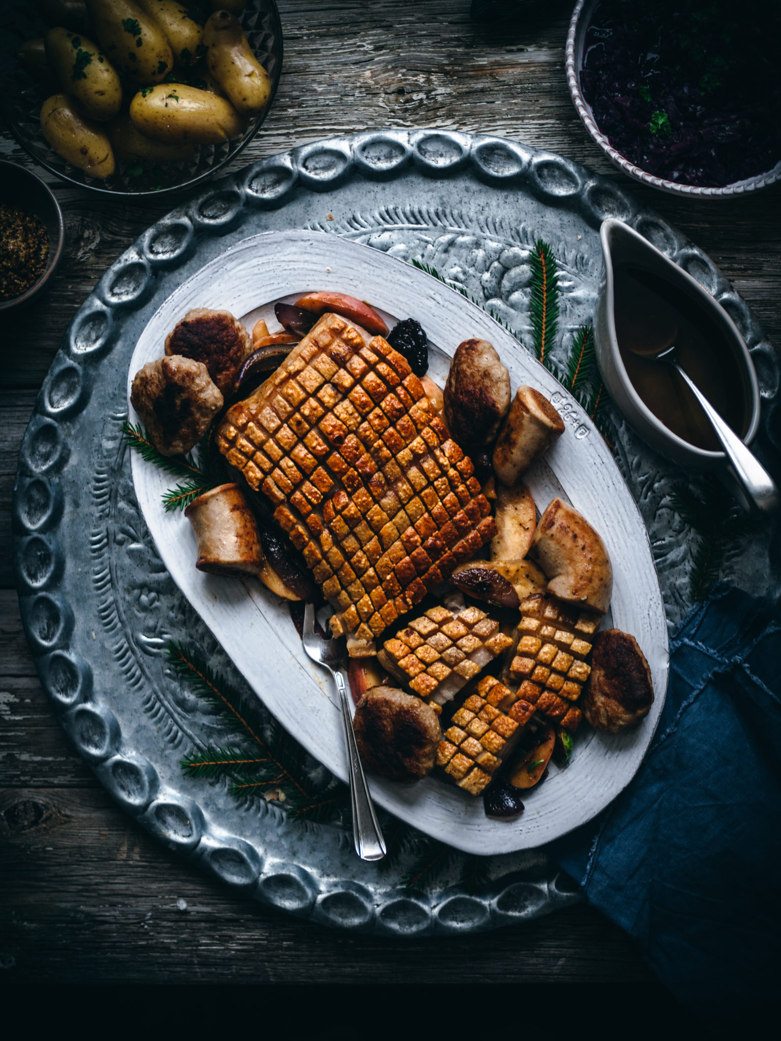 Norwegian Roasted Pork Belly (Ribbe) - North Wild Kitchen