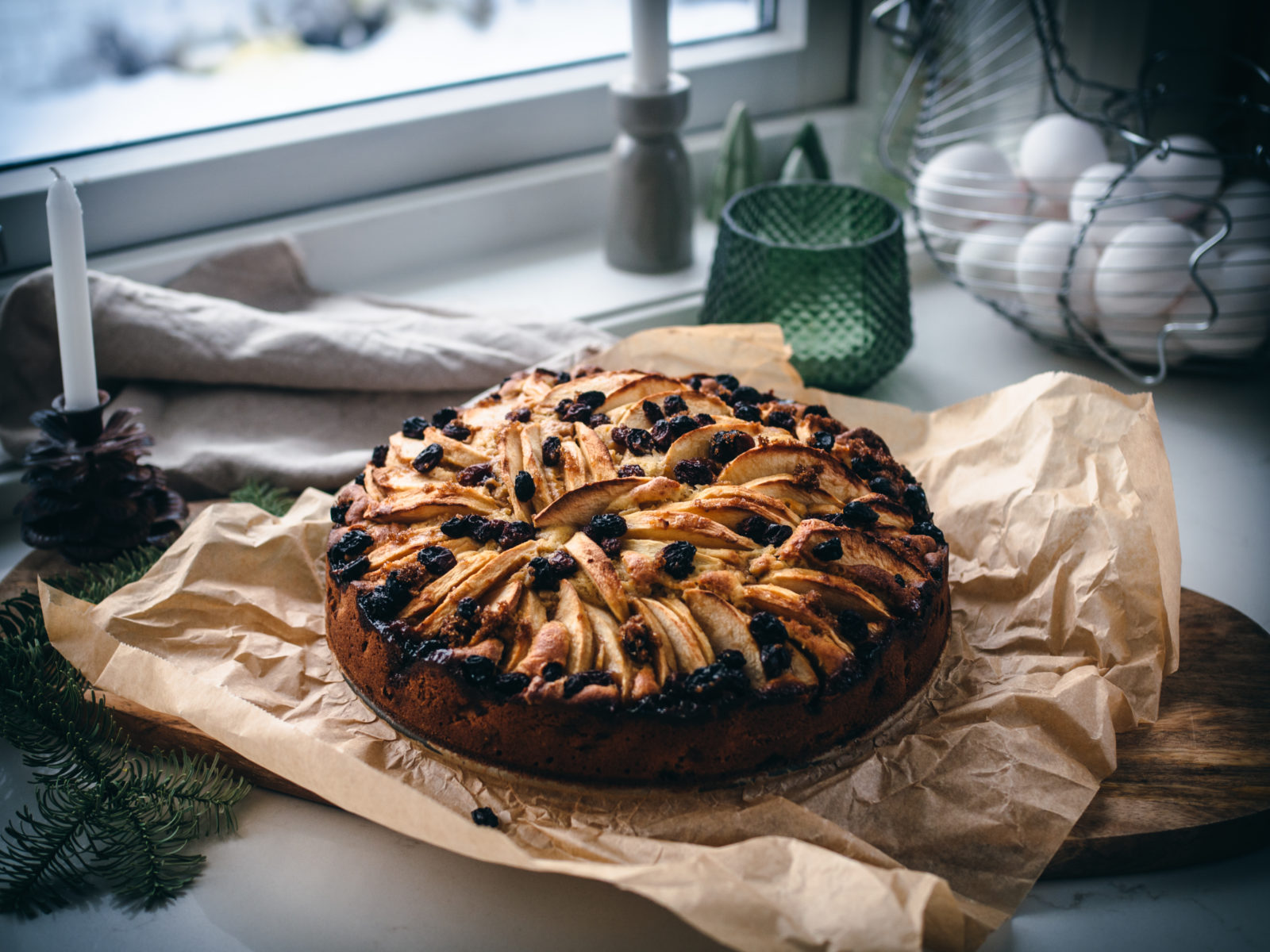 Apple 'Julekake' Cake - North Wild Kitchen