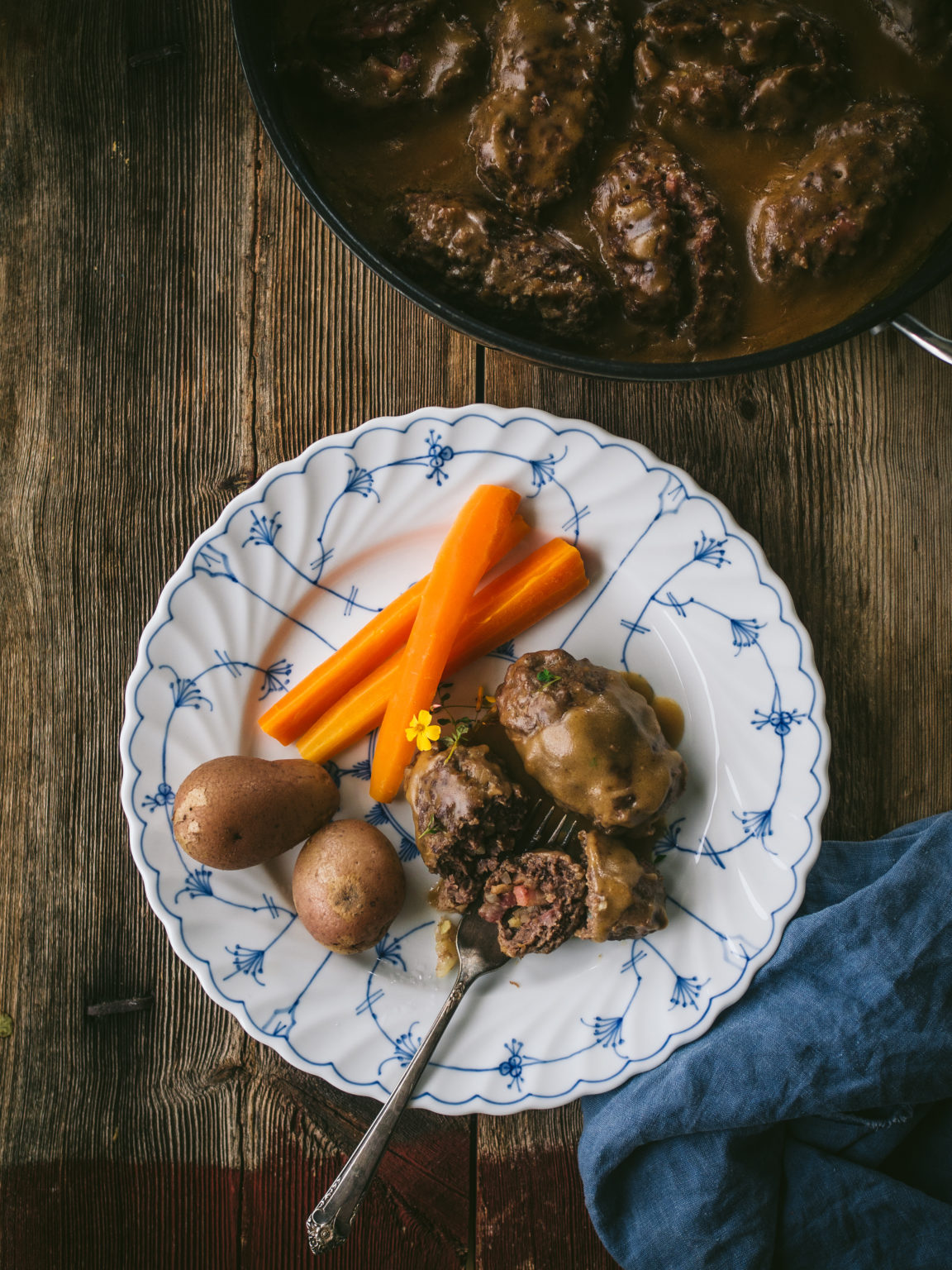 Benløse Fugler (Stuffed Beef Rolls) - North Wild Kitchen