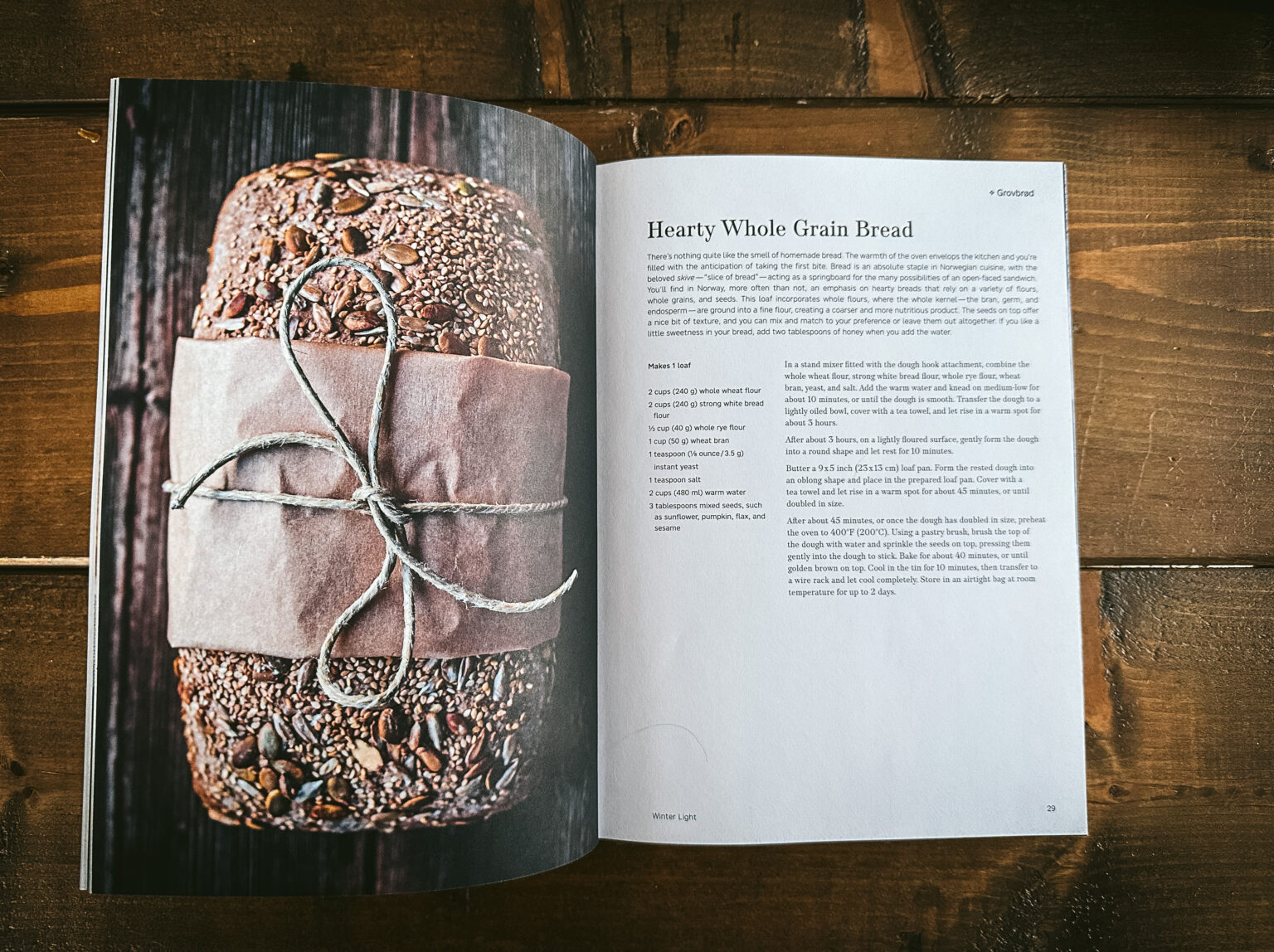 Hearty Whole Grain Bread (Grovbrød) - North Wild Kitchen