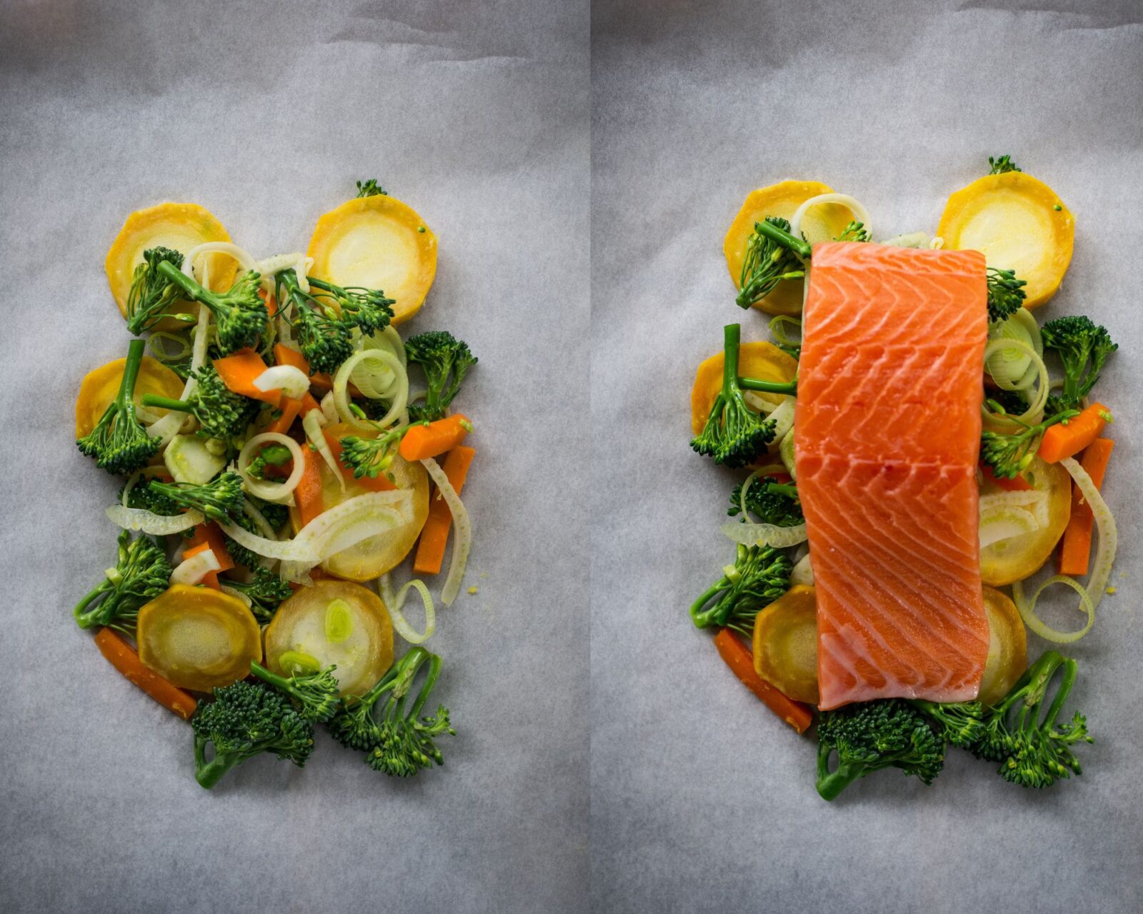 Creamy Baked Salmon Parcels with Vegetables (laksepakke) - North Wild ...