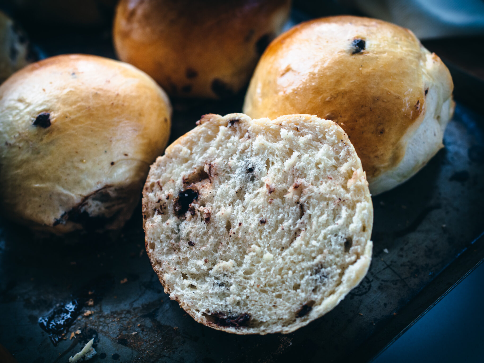 Chocolate Cardamom Buns (Sjokoladeboller) - North Wild Kitchen