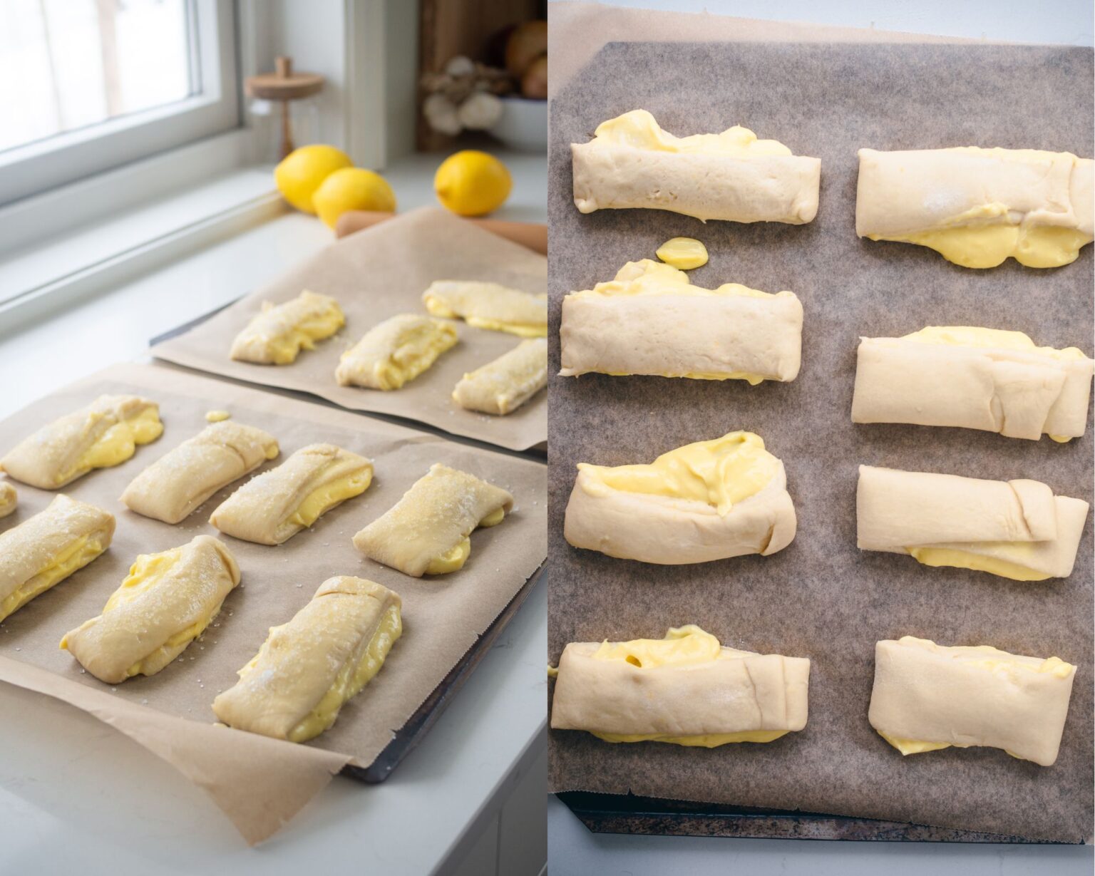 Lemon Custard Buns (Sitronboller) - North Wild Kitchen