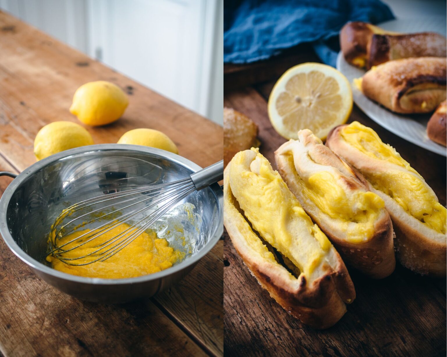 Lemon Custard Buns (Sitronboller) - North Wild Kitchen