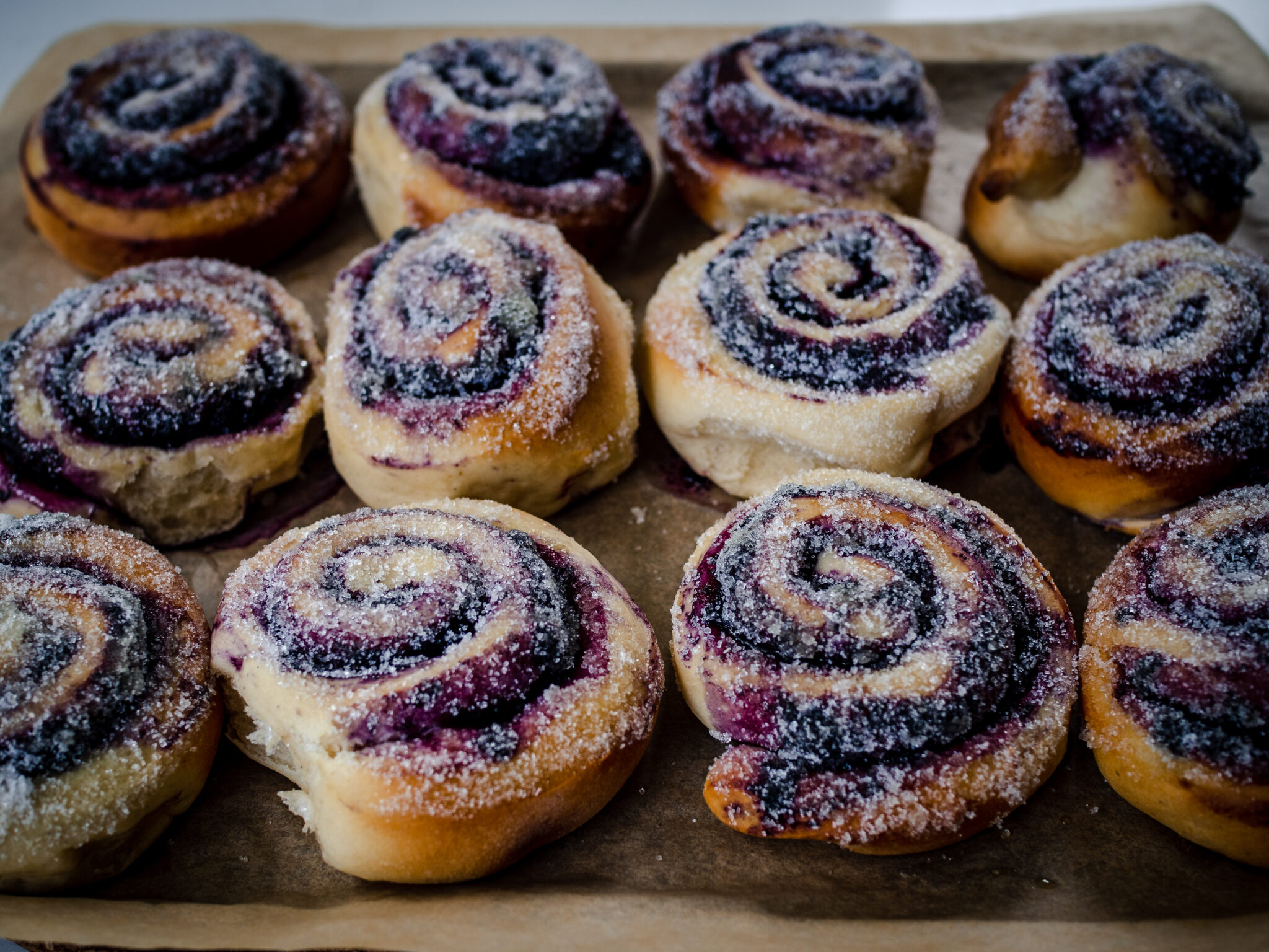 Bilberry ‘Wild Blueberry’ Buns (blåbærboller) - North Wild Kitchen
