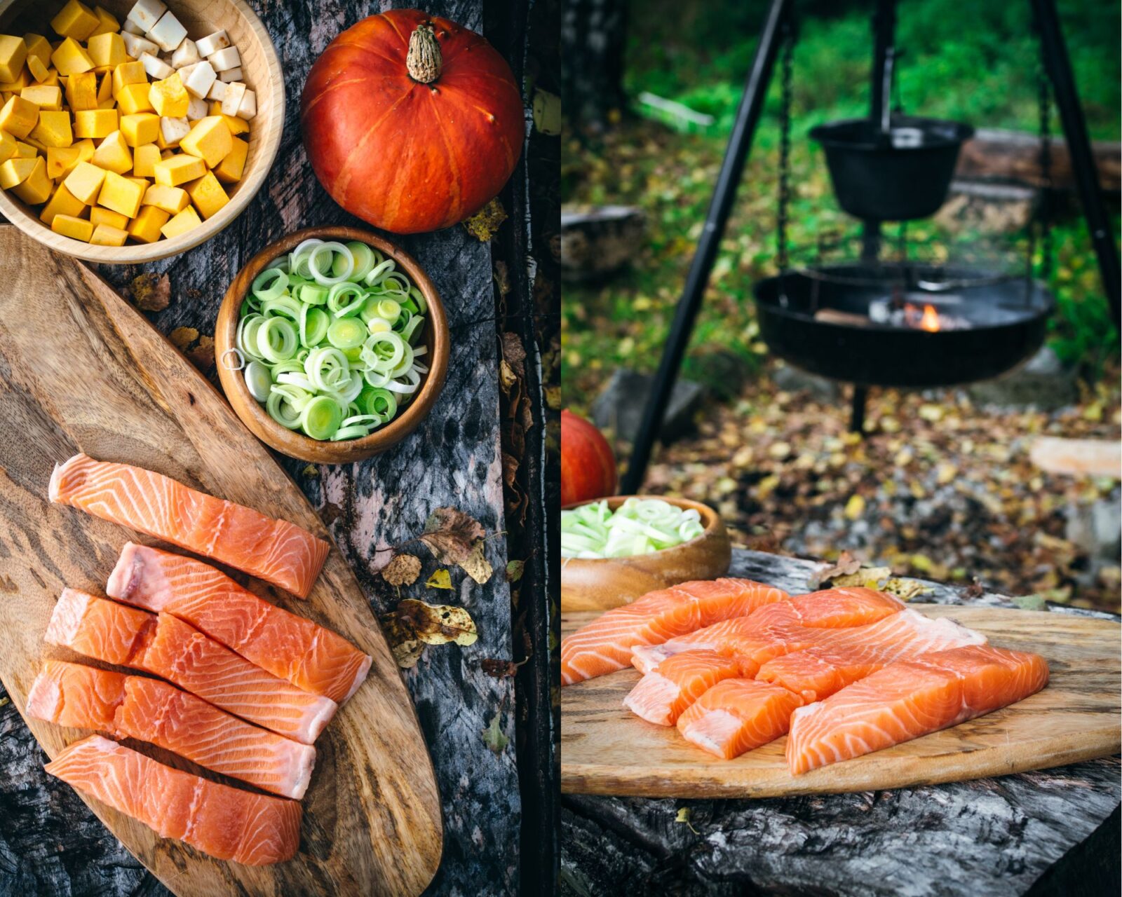 Hearty Salmon Pumpkin Soup (fiskesuppe med laks og gresskar) - North ...